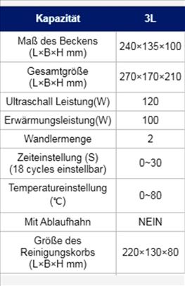 Ultrazvucna kadica 3l