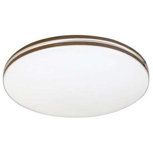 RABALUX Oscar2, LED 18W, 1170lm, 4000K, 33x33cm, bela, braon prsten