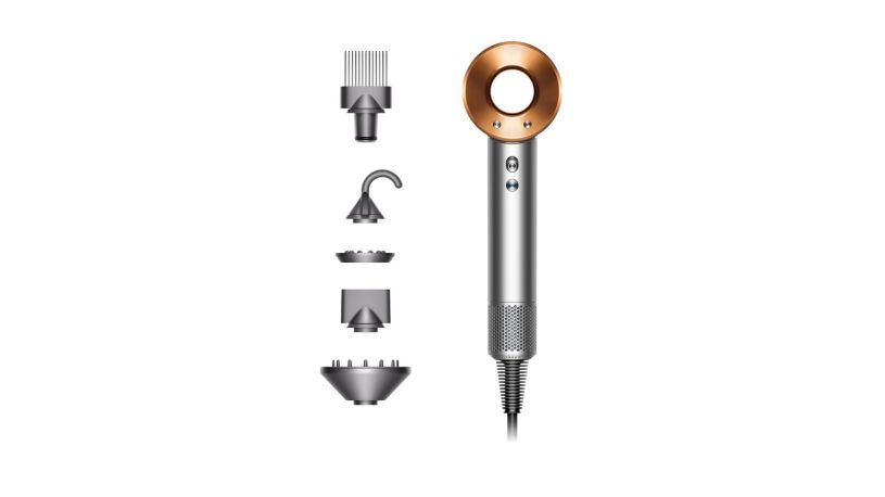 Dyson FEN ZA KOSU HD07 Supersonic Bright Nickle/Bright Copper 389922