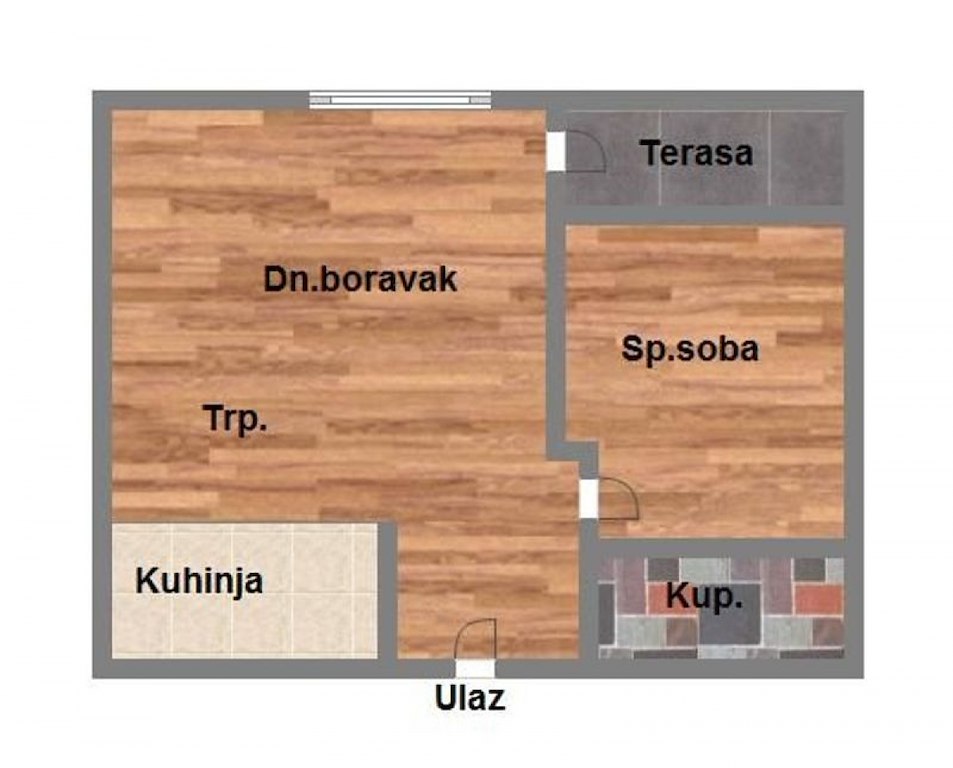 Trandžament - 44m2 - cena sa PDV-om