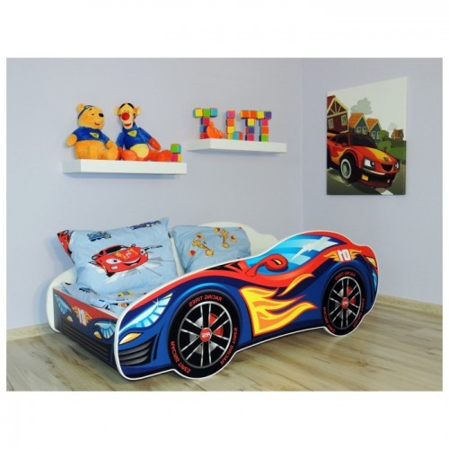 Dečiji krevet Racing Car – Red Blue 160x80cm