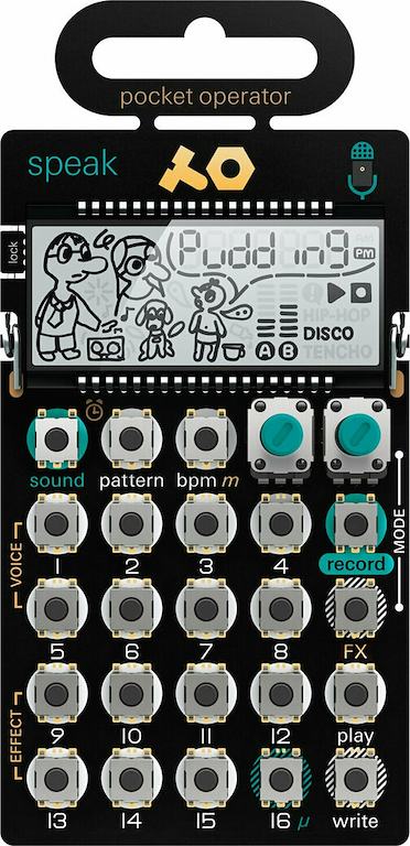 Teenage Engineering PO-35 Speak sintisajzer