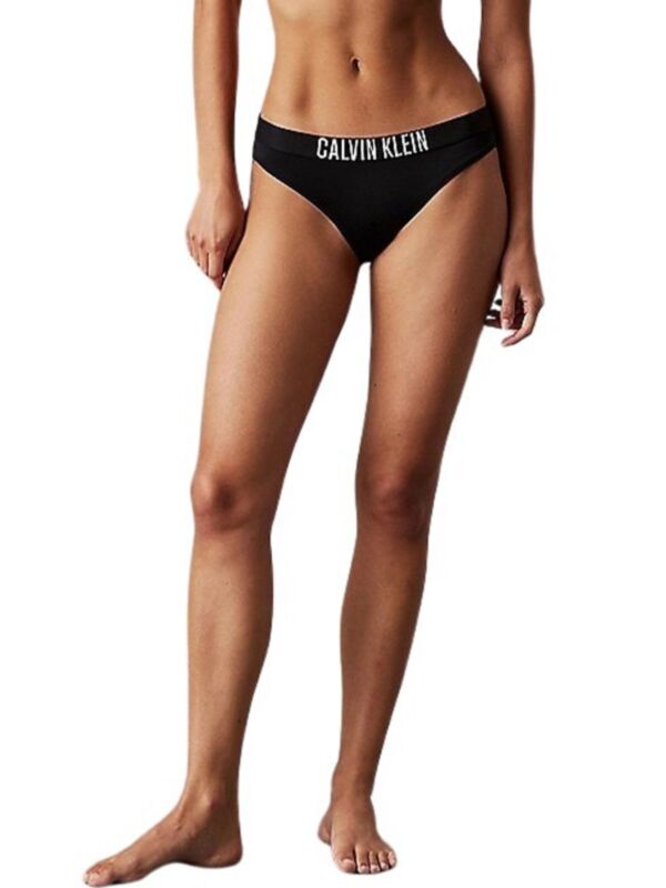 Calvin Klein - Crni bikini sa logo trakom