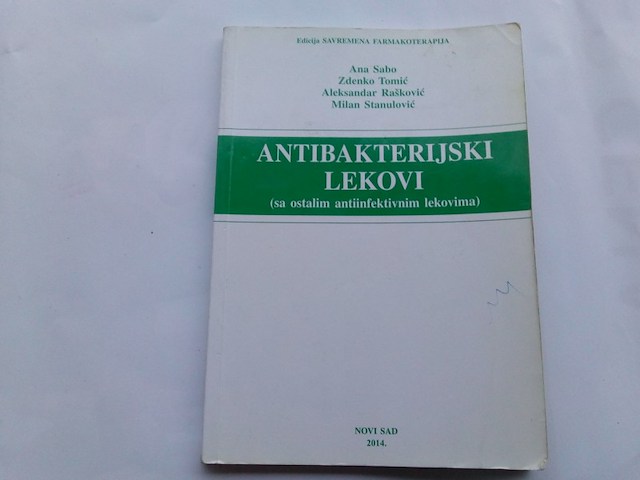 Antibakterijski lekovi, Ana Sabo, alfagraf