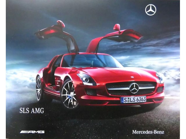 Brošura `MERCEDES BENZ` SLS AMG Germany