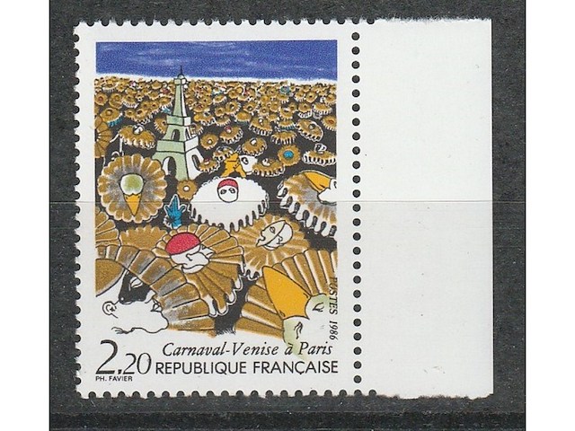 Francuska, France - Carnival - 1986 - MNH