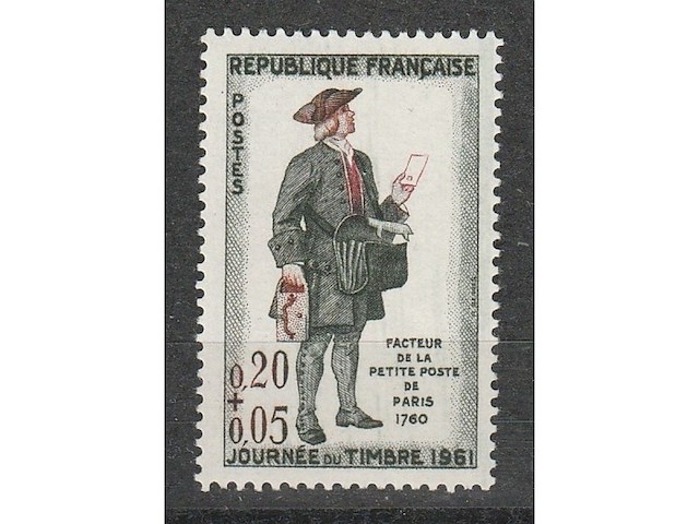 Francuska, France - Paris Postman of 1760 - MNH