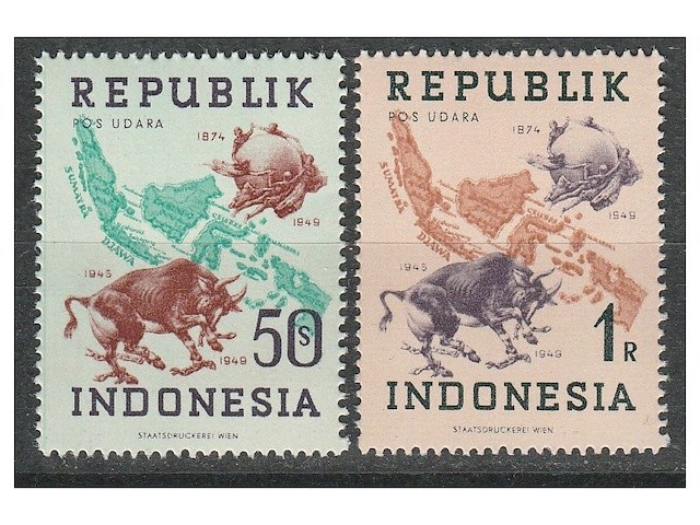 Indonesia-1949-Universal Postal Union (UPU)-MNH