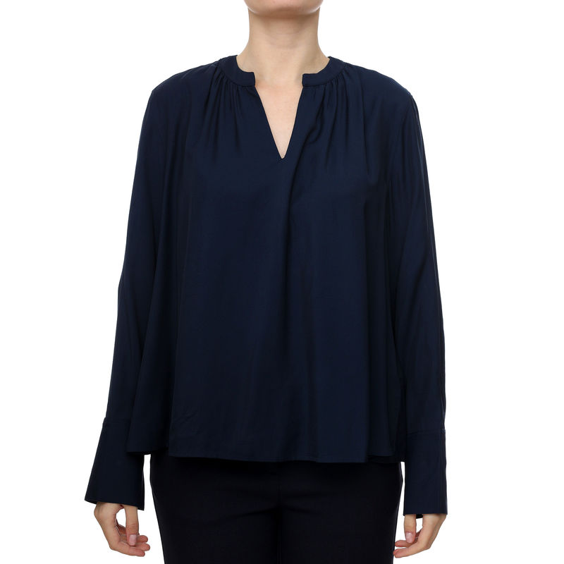 Ženska košulja Tommy Hilfiger Soft Viscose V-Neck Ls Blouse