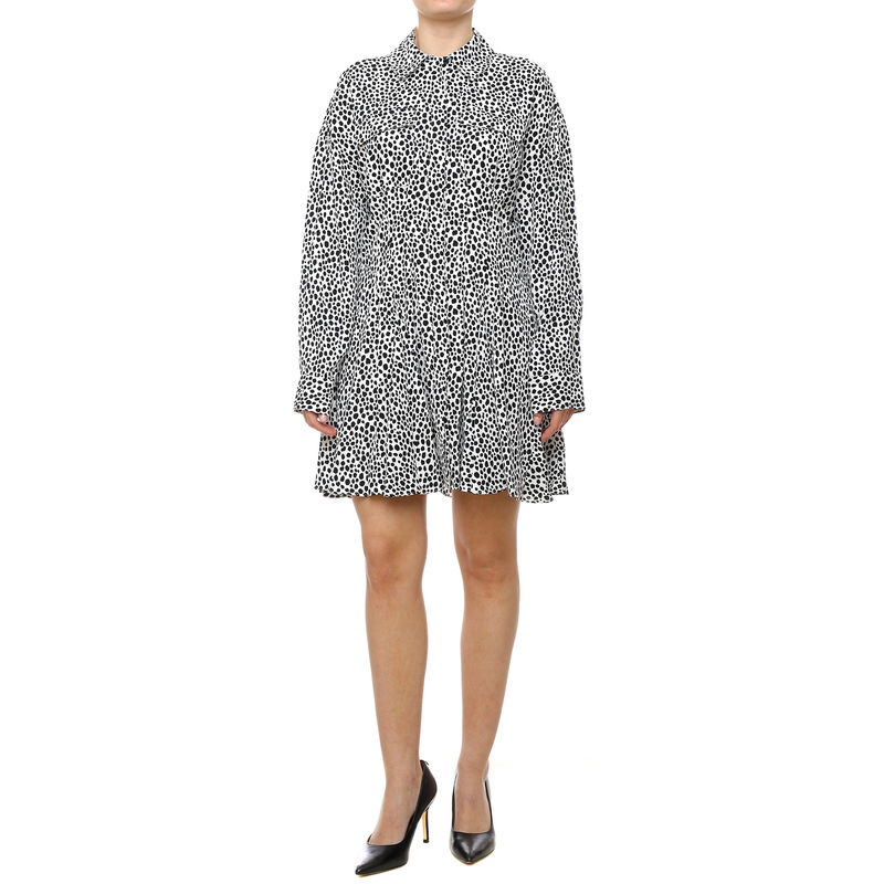 Ženska haljina Michael Kors Mini Pleat Shirt Dress