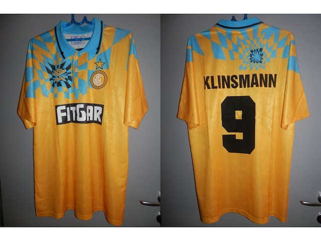 Inter dres 1991-92 Jurgen Klinsmann 9 (Treći dres)