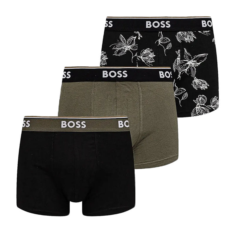 Muške bokserice Boss Trunk 3P Power Desig