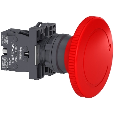 XA2ES642 E-STOP TASTER,TURN TO RELEASE,RED,1NC