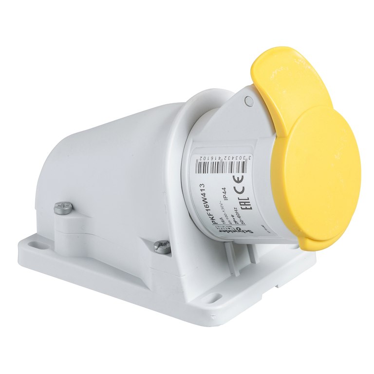 PKF16W413 UTIČNICA ZIDNA 16A 120V IP44 2P+E VIJAK