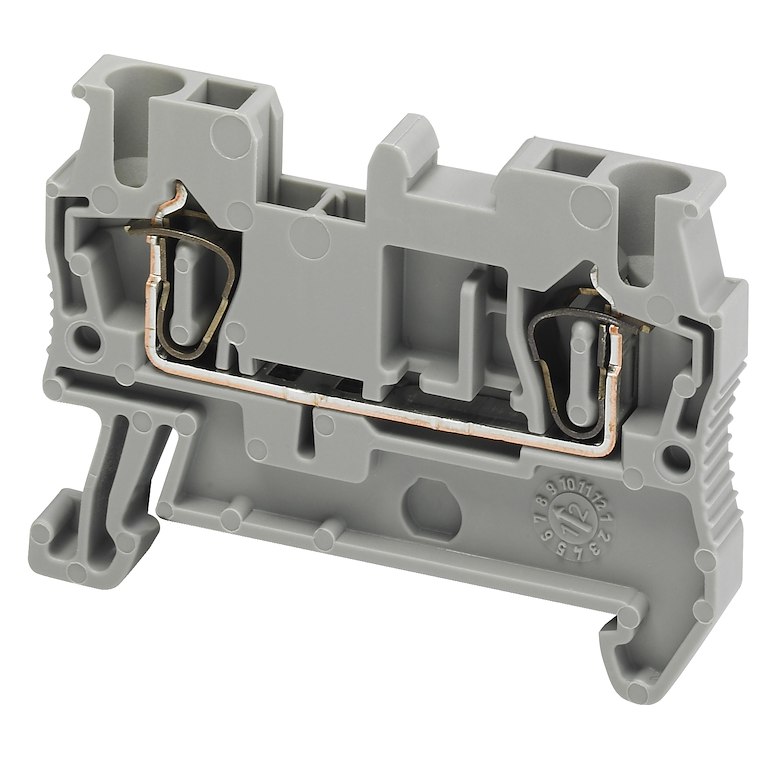 NSYTRR22 STEZ. OPRUŽNA 2,5mm2 1P 1x1 SIVA