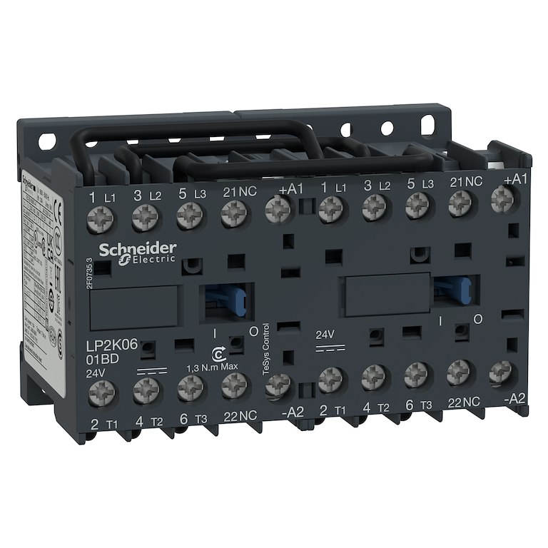 LP2K0601BD KONTAKTOR REV 6A 1NC 24V DC