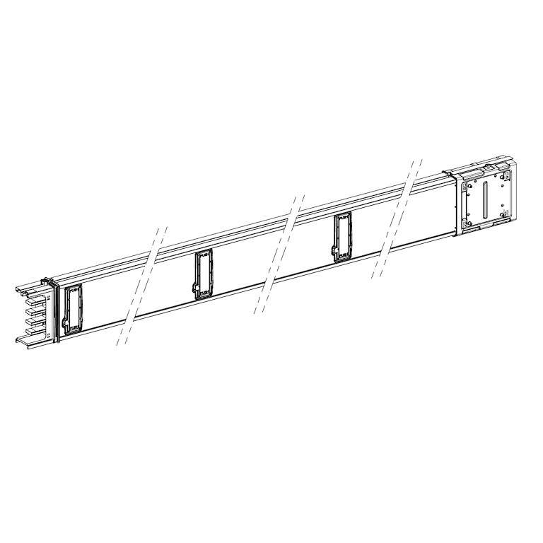 KSA100ED4306 Ravni vodni dužni deo 100A 3m