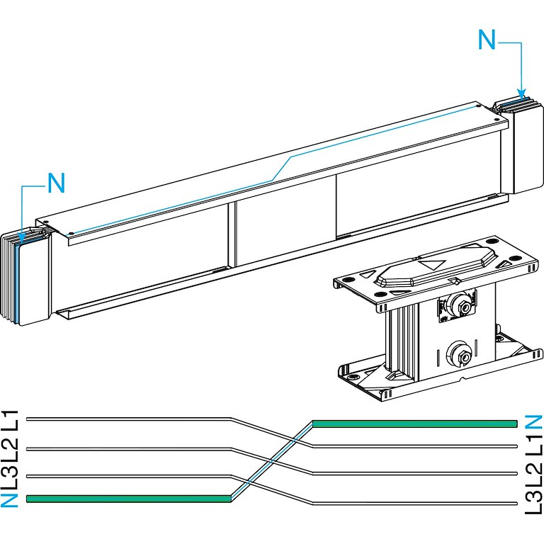 KTA1600TN410 KT 4X1600AL permutator nule