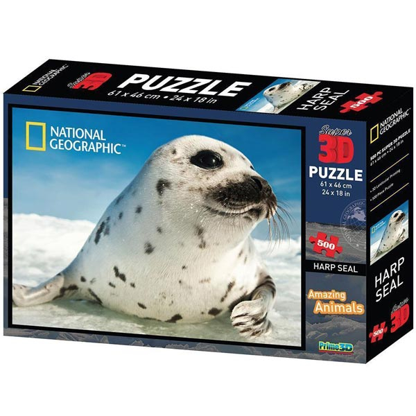 National Geographic - Amazing Animals Foka Super 3D Puzzle Prime 3D 10072