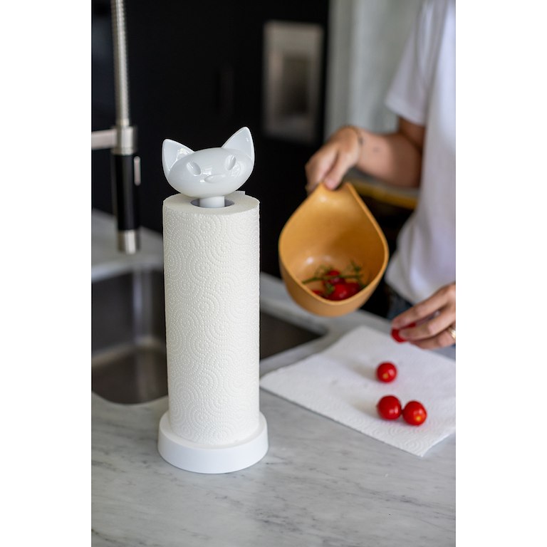 DRŽAČ ZA KUHINJSKE UBRUSE – MIAOU ORGANIC Paper Towel Stand organic grey