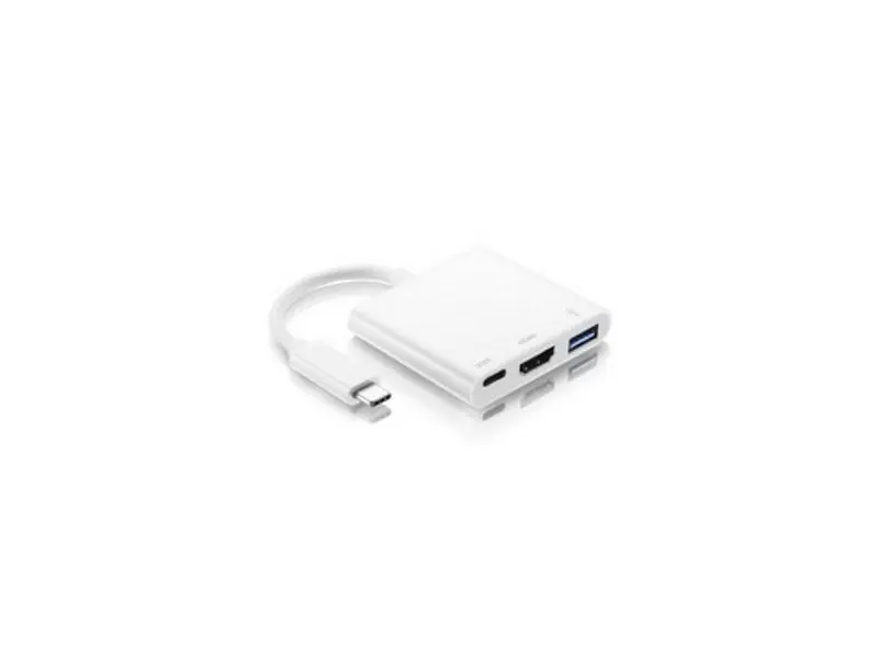 FAST ASIA Adapter-konvertor USB 3.1 tip C - USB 3.0 + HDMI + tip C