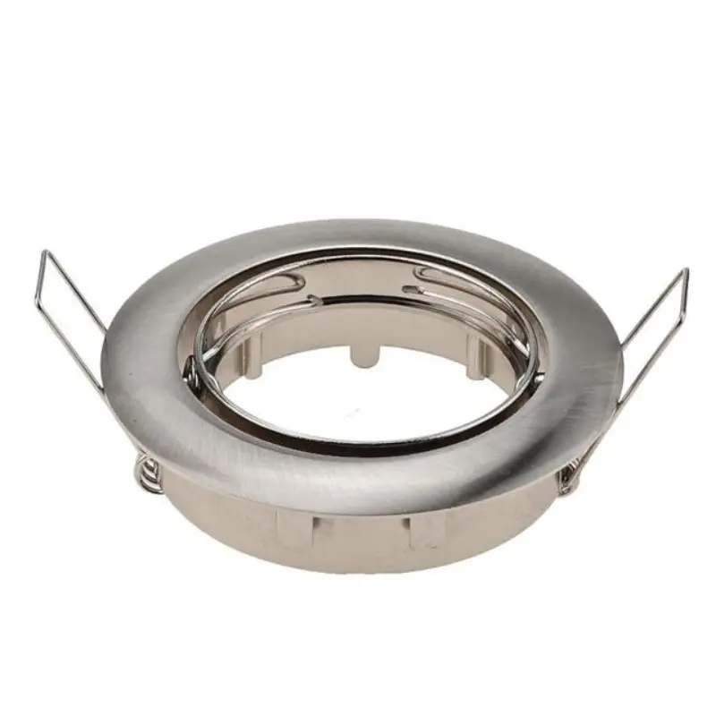 AURA-LIGHT Ugradna rozetna GU10 HDL-5691, Okrugla, Hrom