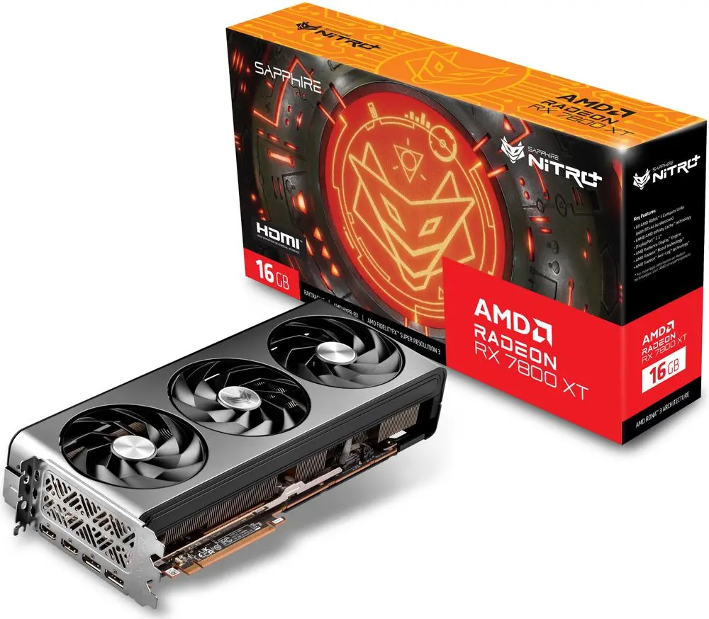 SAPHIRE Grafička kartica SVGA Radeon RX 7800XT Nitro+ 16GB GDDR6 256bit ARGB strip, 11330-01-20G