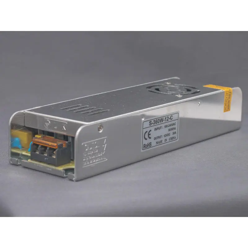 AURA-LIGHT Napajanje za LED trake LU10-0350, 360W, 12V, IP20, 22.3 x 6.9 x 4 cm