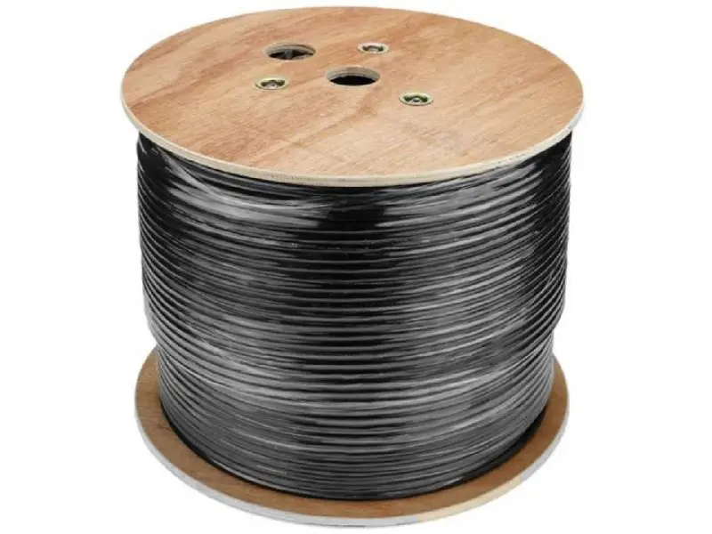 GEMBIRD FPC-6260E-SOL-OUT FTP kabl, cat.6 outdoor, solid 23AWG, 0.57mm premium CCA, 305m Crni
