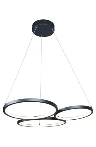 Rabalux Visilica Formand, LED 38W, 1100lm, 3000K, 61x48cm, Crna