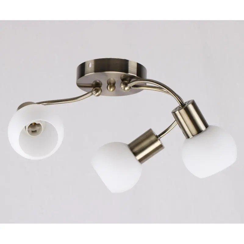 AURA-LIGHT Luster 3xE14, 6005/3, Mesing-beli