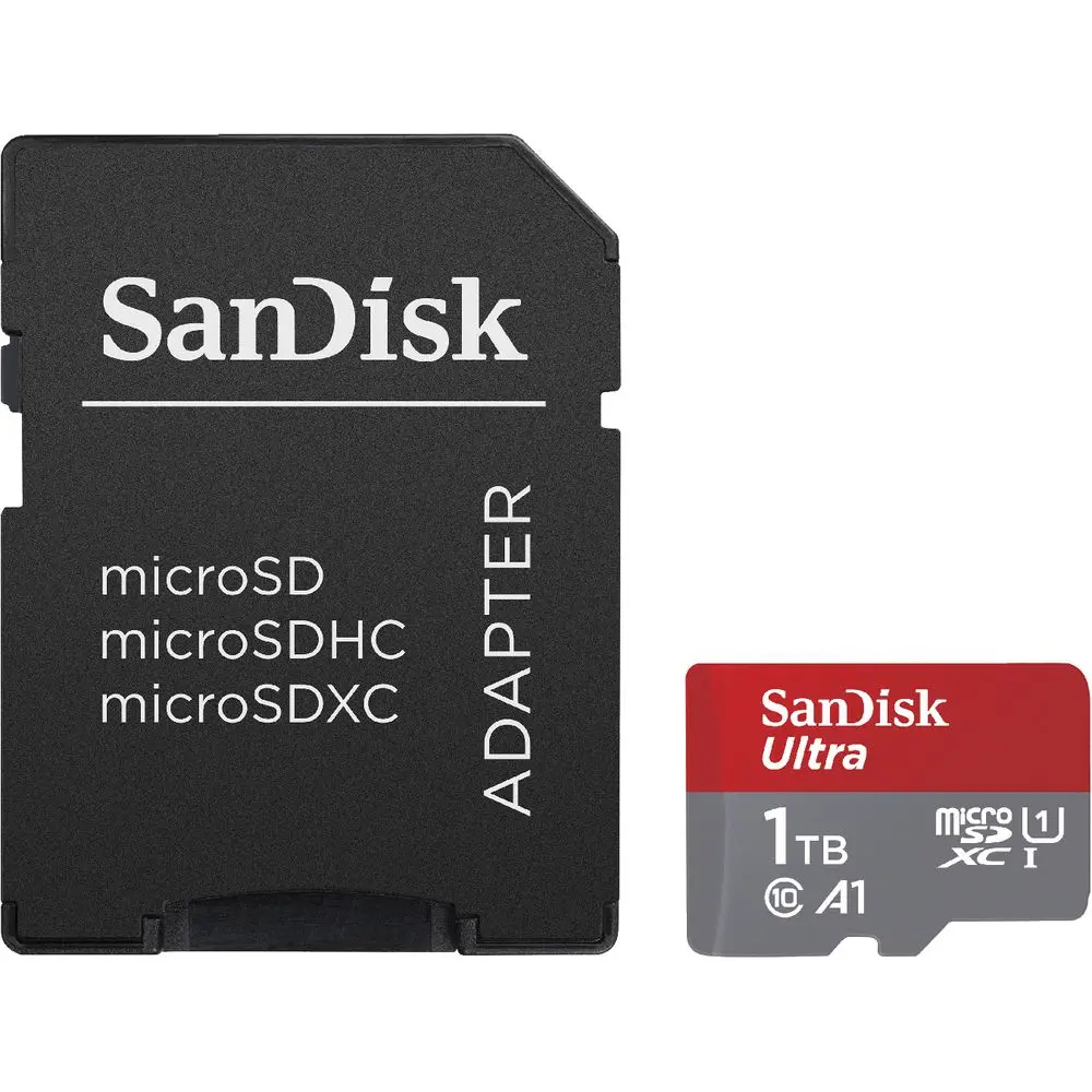 SANDISK Memorijska kartica Ultra microSDXC 1TB + SD Adapter 120MB/s A1 Class 10 UHS-I