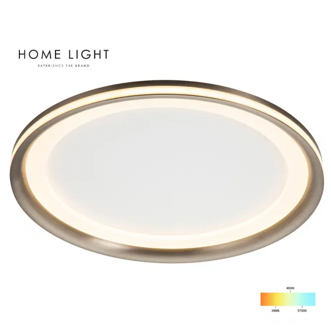 HOME LIGHT Plafonska svetiljka Luna 325, 45W, 3000/4000/5700K, Siva