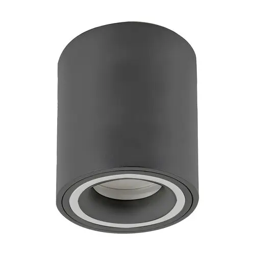 Rabalux Plafonjera Kobald, GU10 25W, D8cm, Siva