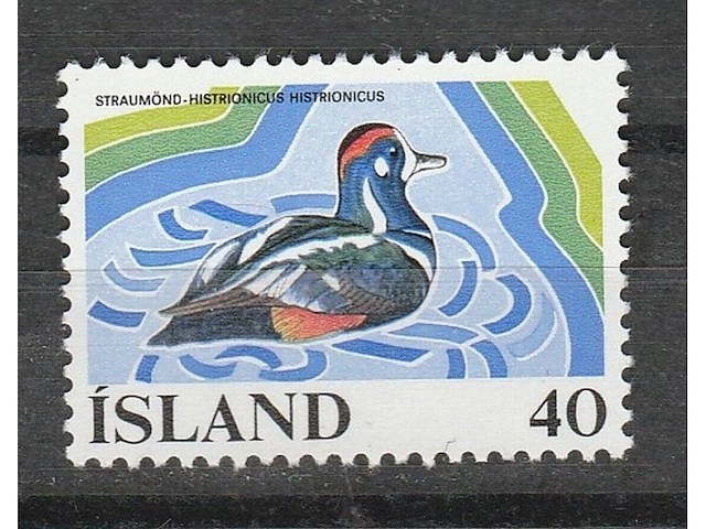 Island, Iceland - 1977 - Harlequin Duck - MNH