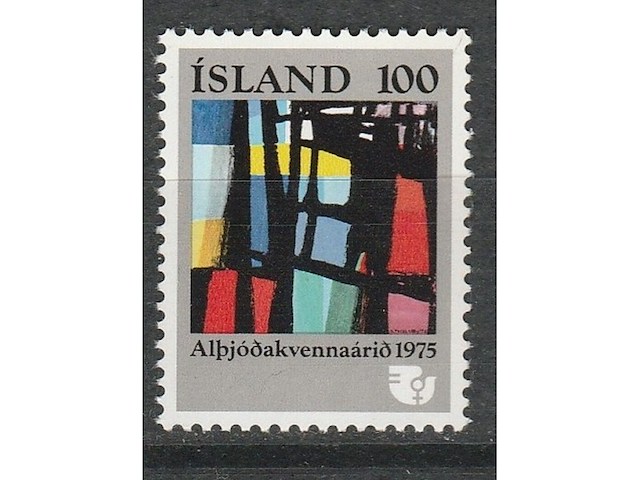 Island, Iceland - 1975 - International Women year - MNH