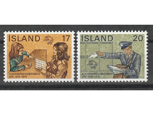 Island, Iceland - 1974 - U.P.U. - MNH