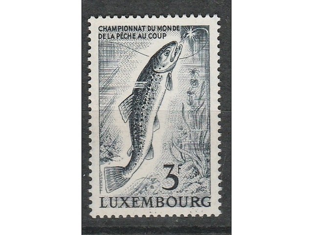 Luxembourg-World Fishing Championships-1963-MNH