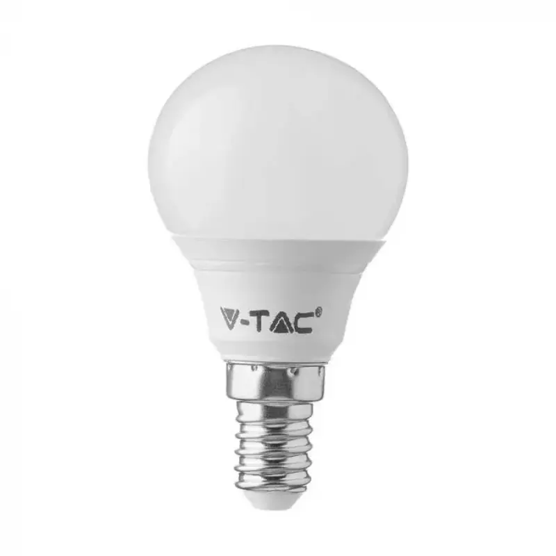 V-TAC Led sijalica, 5.5W, 3000K, E14, P45, 168, Bela