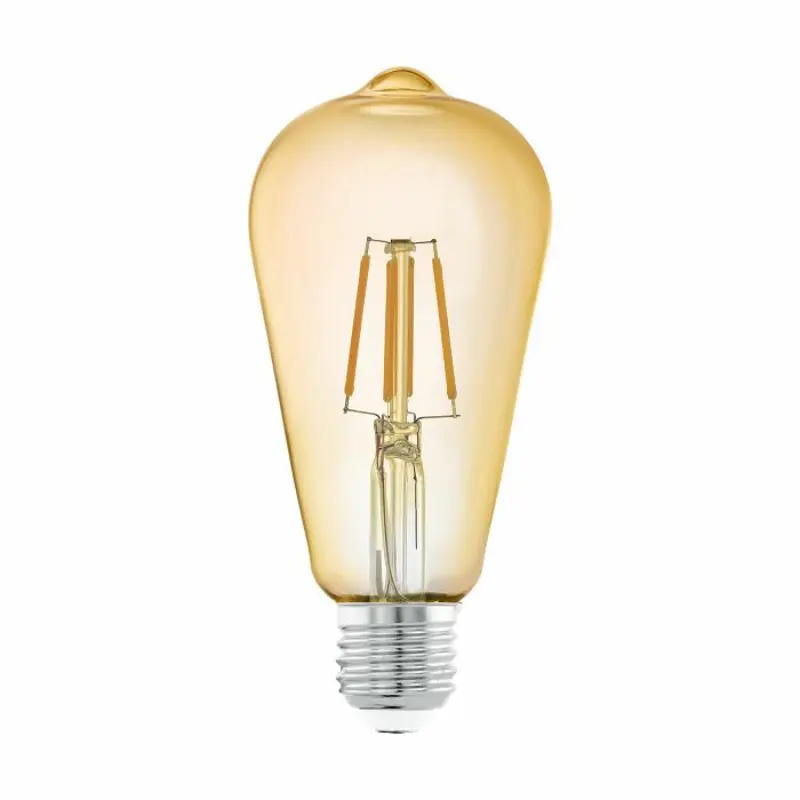 AURA-LIGHT Led filament sijalica, 6W, 2200K, E27, ST64, Bež