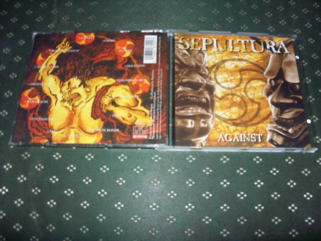 Sepultura ‎– Against CD Roadrunner Europe 1998.