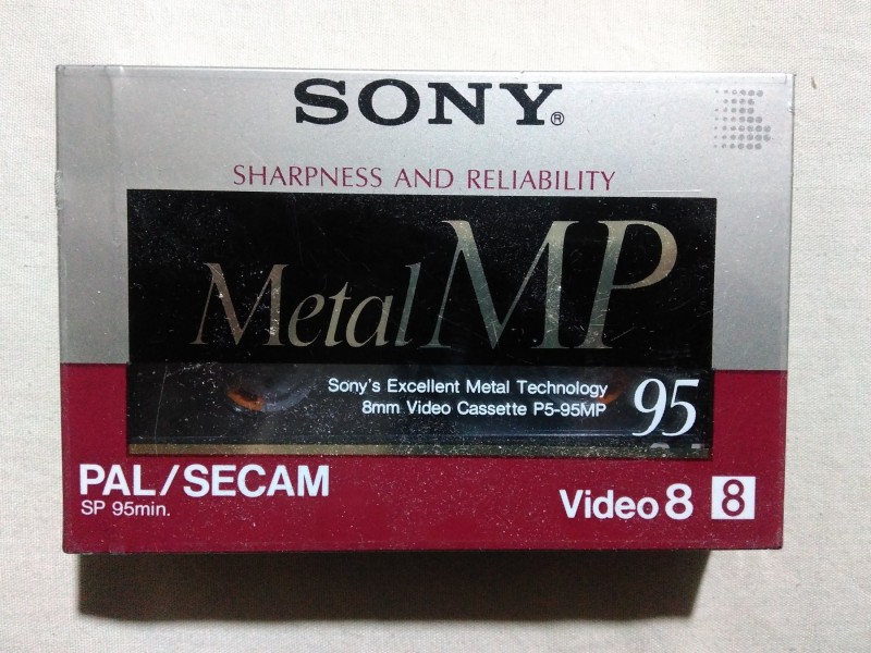 SONY Metal MP 8mm PAL 95 Min, novo