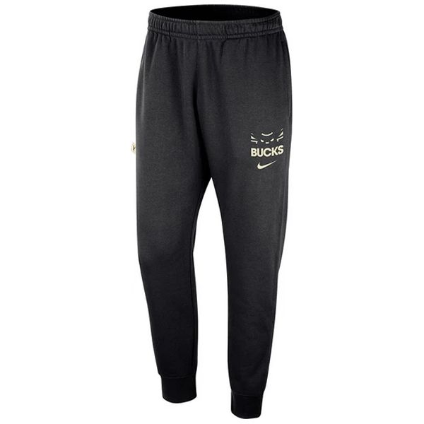 NBA MILWAUKEE BUCKS CLUB COURTSIDE JOGGERS 'BLACK'