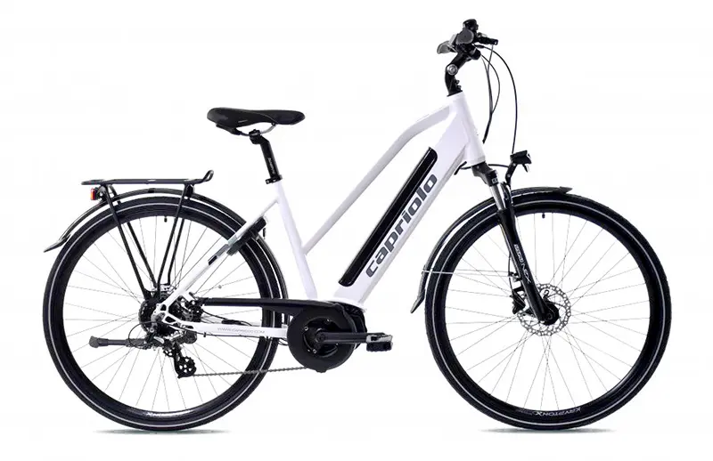 CAPRIOLO Električni bicikl E-bike Eco 700.3 Lady, Beli