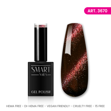 SMART polish gel CAT EYE RED 3670