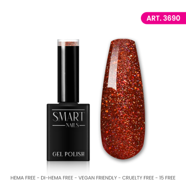 SMART polish gel RUBY RED 3690