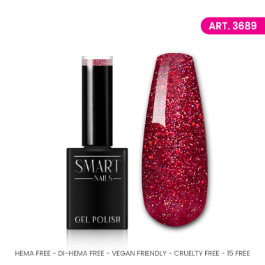 SMART polish gel RUBY RED 3689