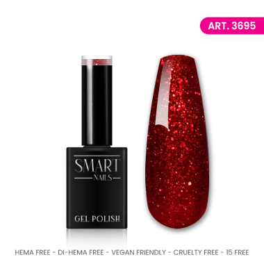 SMART polish gel RUBY RED 3695