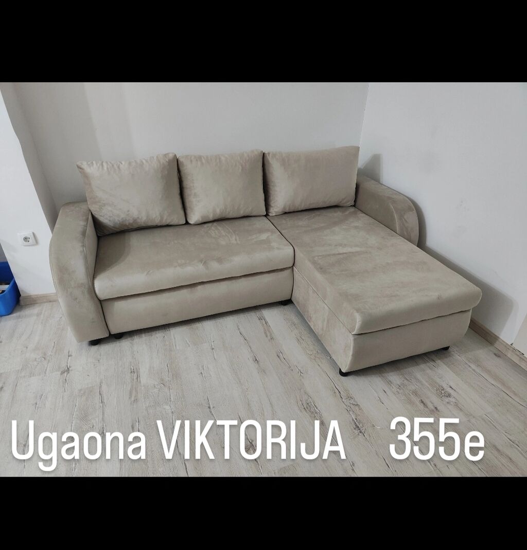 Ugaona garnitura "Viktorija" Krajnjih dimenzija 240x155 Dvosed se