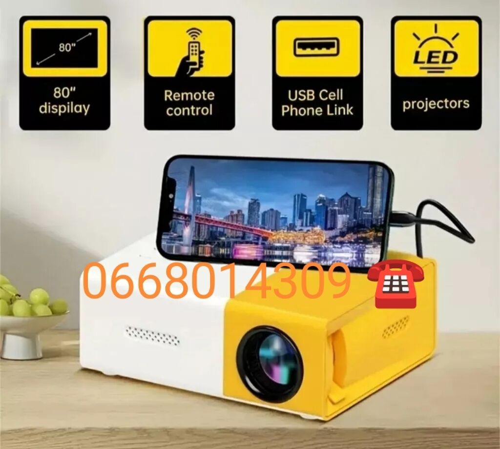 Mini LED Projektor YG300 - Prenosivi Full HD Bioskop Karakteristike